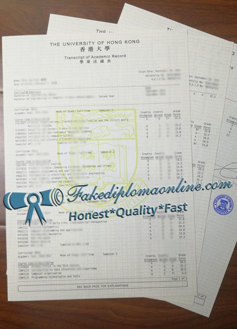 The best website to get a fake HKU transcript online