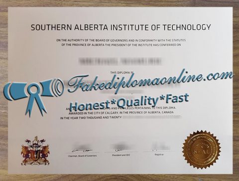 Buy SAIT diploma, fake Southern Alberta Institute of Technology certificate