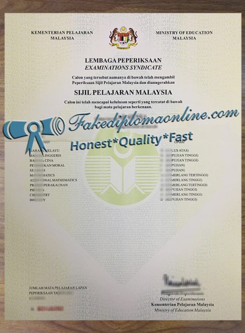 Why people would like to buy a fake SPM certificate online