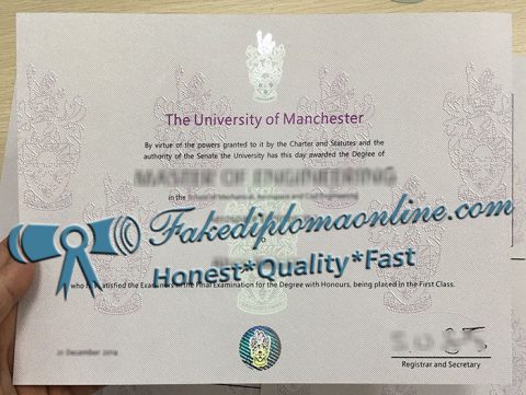 Looking for the realistic University of Manchester diploma in 2021