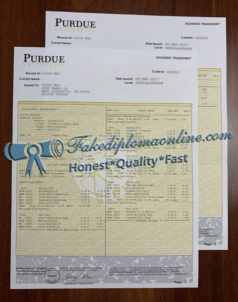 Can I apply for a Purdue University official transcript online?