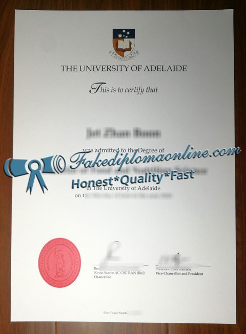 How can I get a realistic University of Adelaide diploma in 2023?