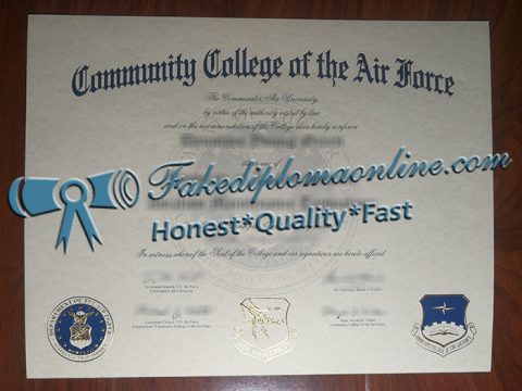 Buy Community College of the Air Force degree, get CCAF diploma