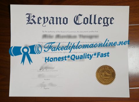 How to buy a Keyano College diploma certificate in Canada